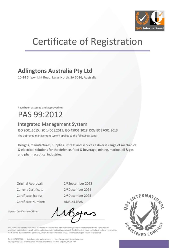Adlingtons - Integrated Process Solutions